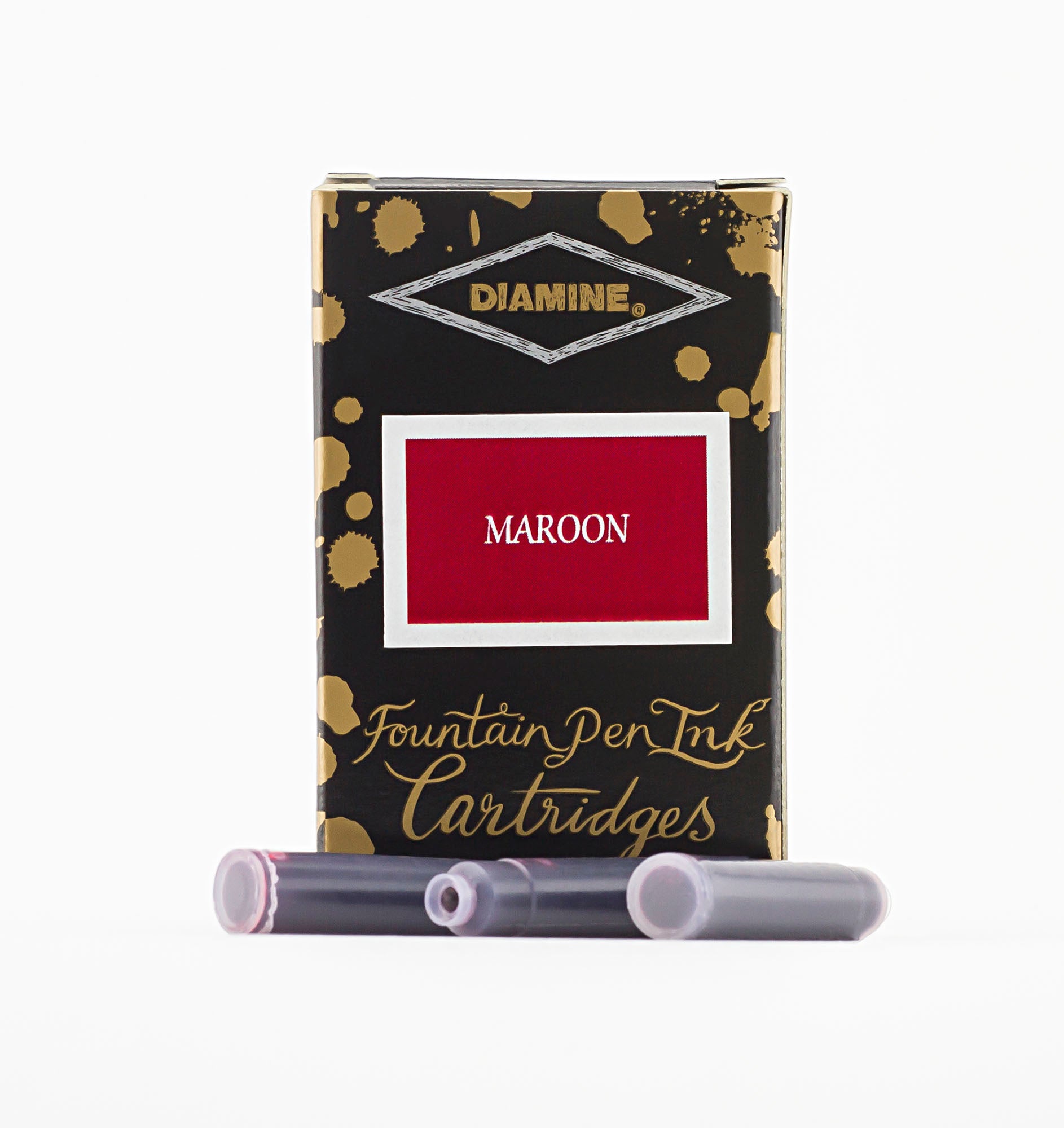 Diamine Fountain Pen Ink Cartridges - Maroon – Zita Inks